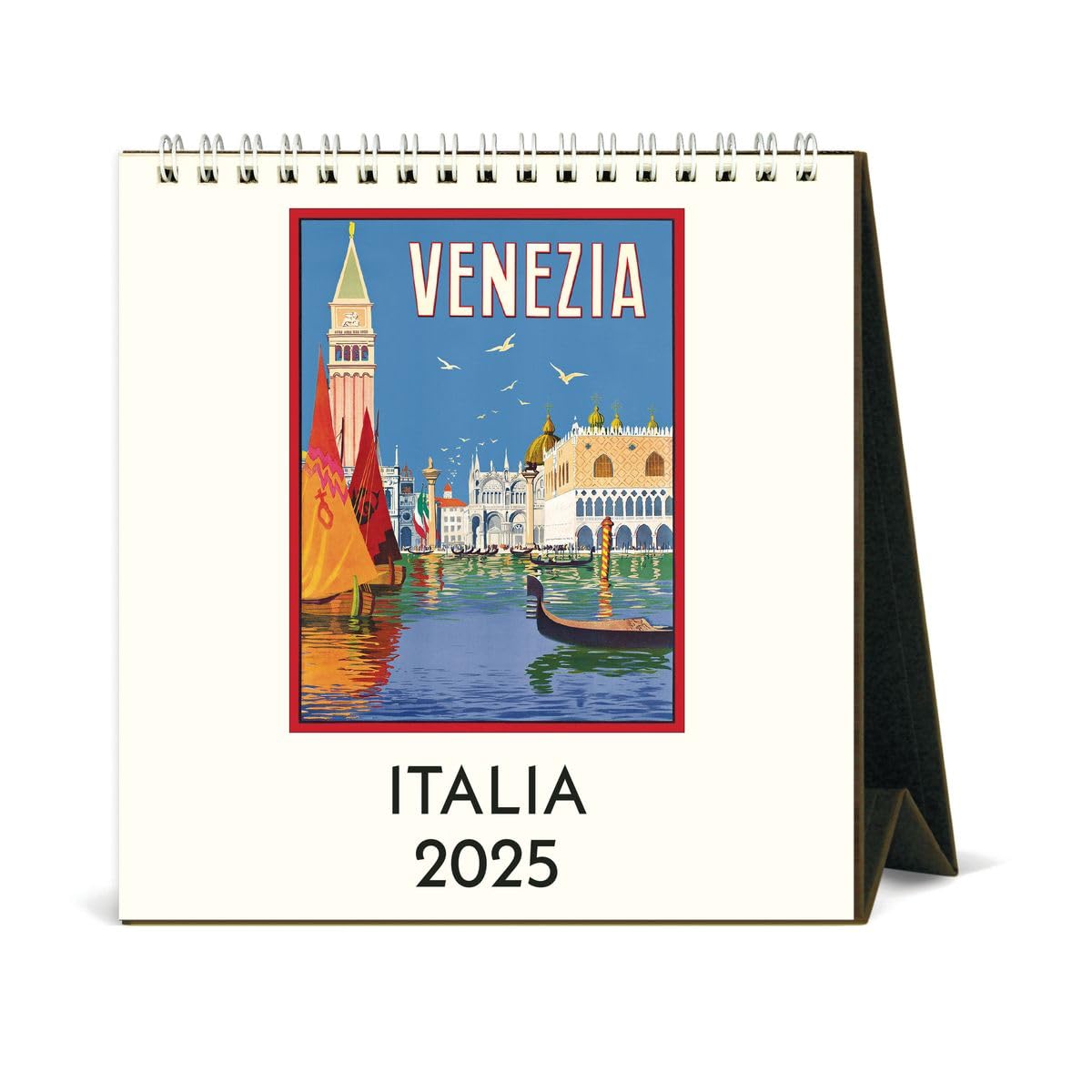 Amazon.com : Cavallini 2025 Vintage Italia Easel Desk Calendar, 6 x 6.5 ...