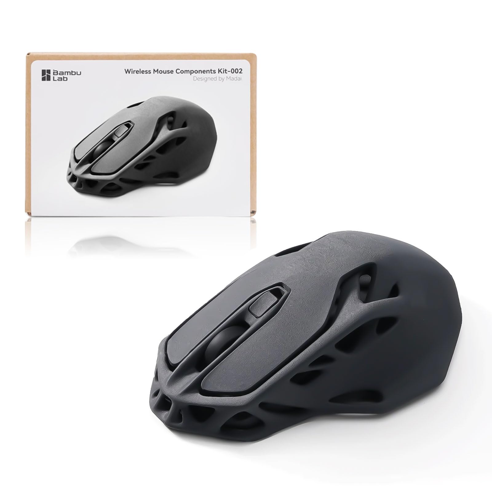 Amazon.com: Bambu Lab Makerworld MH002 3D Printed Wireless Mouse Model ...