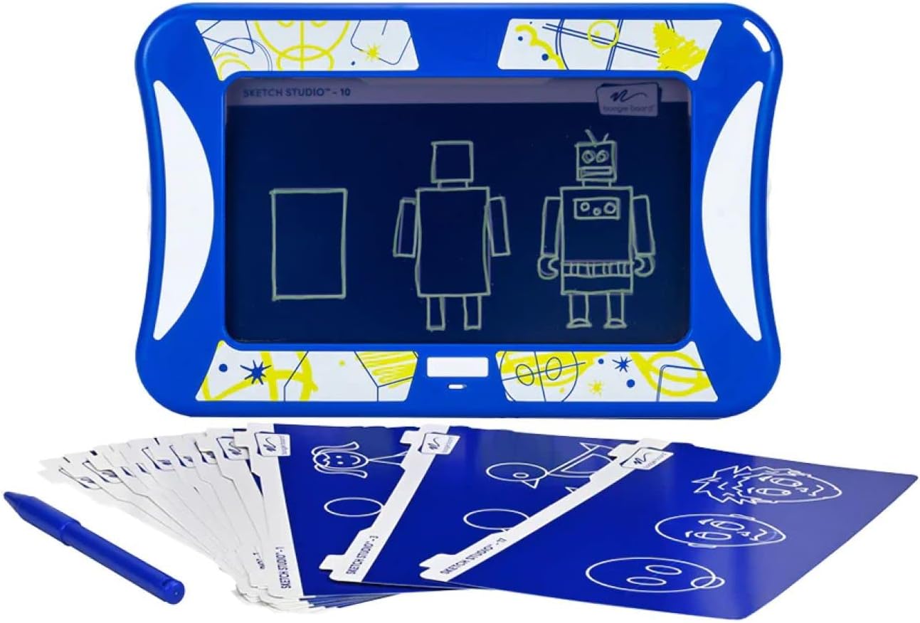 Amazon.com: Boogie Board Sketch Studio Kids Authentic Drawing Tablet ...