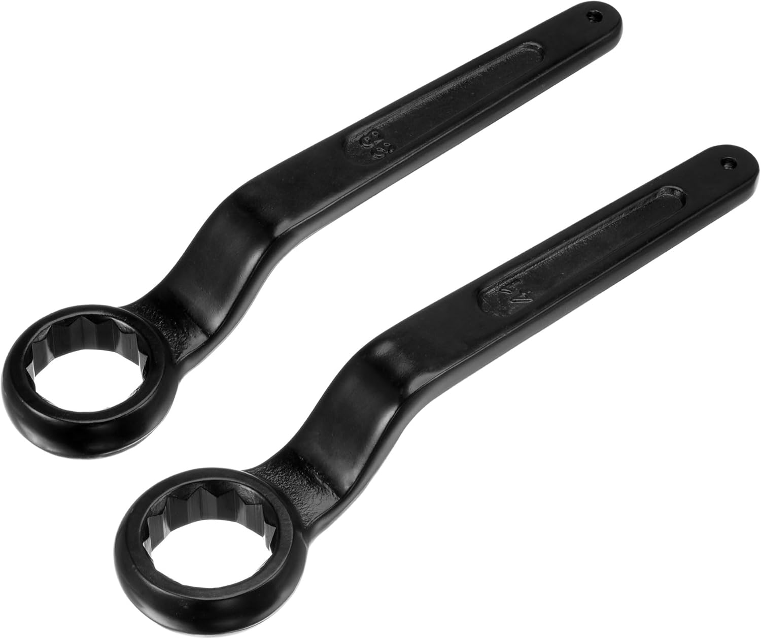 uxcell 2Pcs Offset Box End Ring Type Wrench 41mm 38mm High-carbon Steel ...