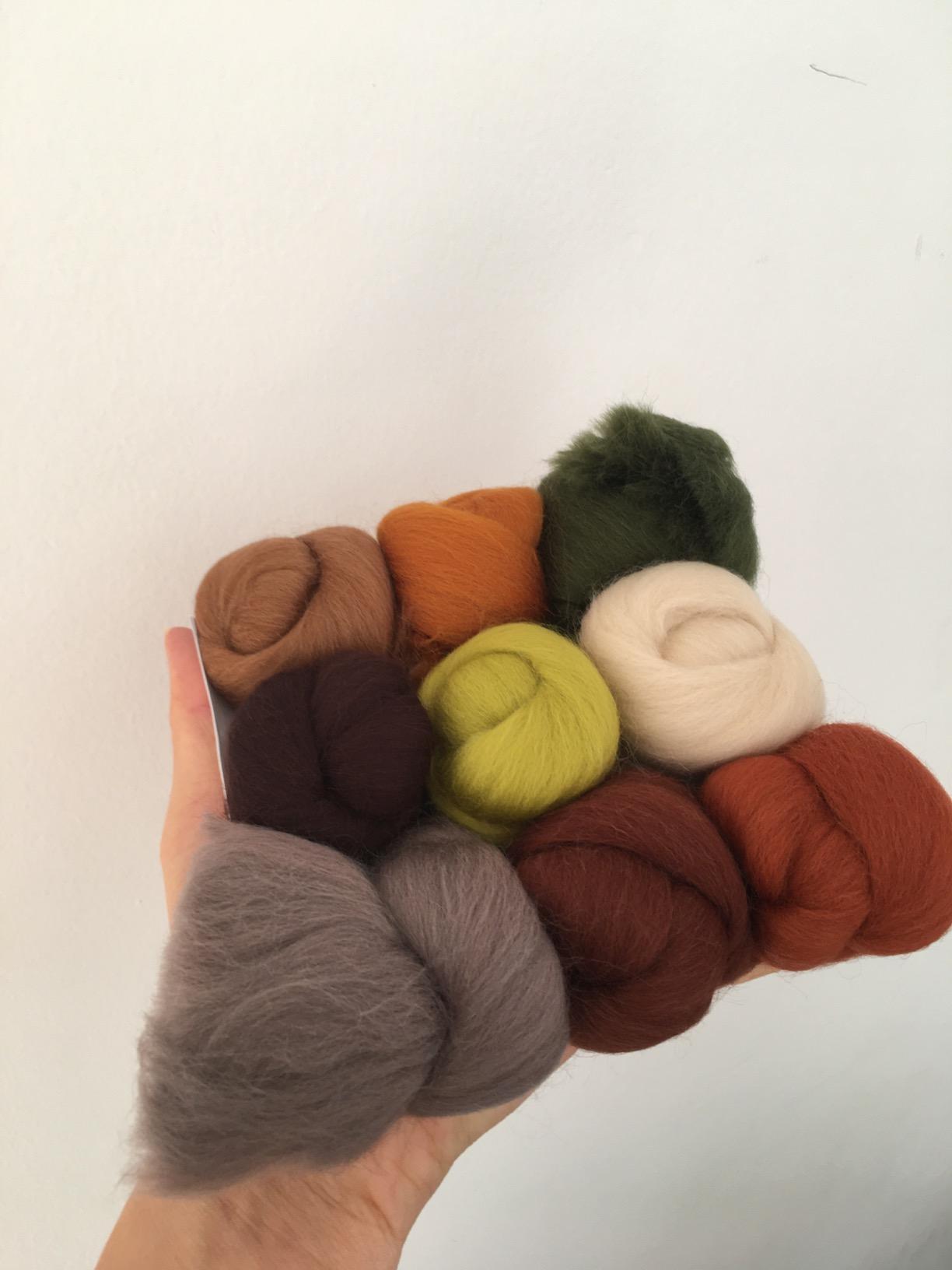 Molten Designs Merino Wool Tops - Earth Tones - Pack of 9 : Amazon.co ...