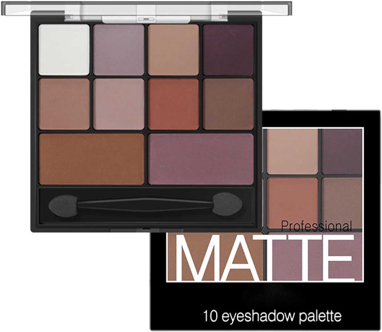 Eyeshadow Palette Matte Eye Shadow Pallets Long Lasting 10 Eye Shadow ...