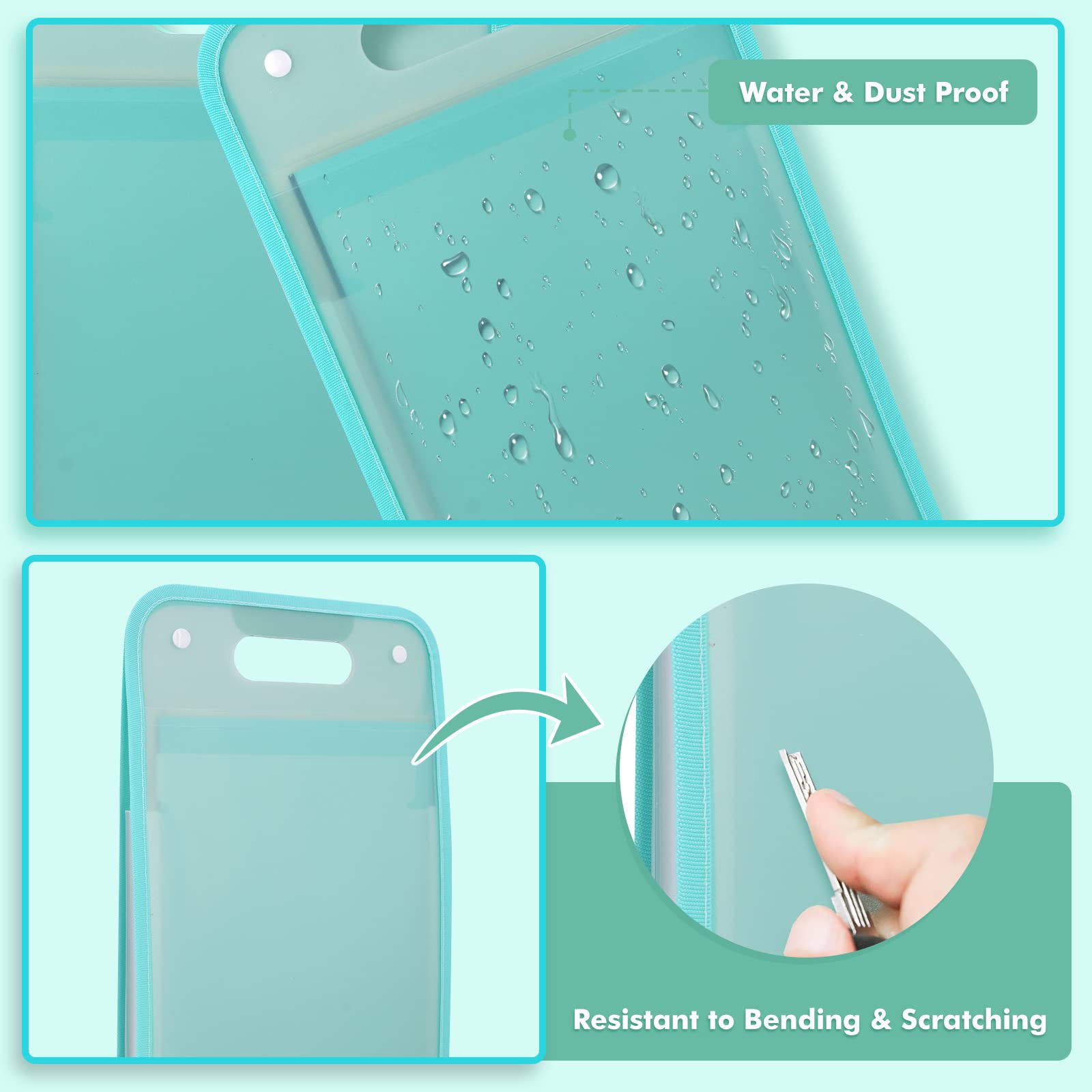 Snapklik.com : 3 Pack Mint Paper Organizer Classroom Expandable ...