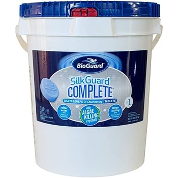 Amazon.com : BioGuard SilkGuard Complete 3 Inch Chlorinating Tablets ...