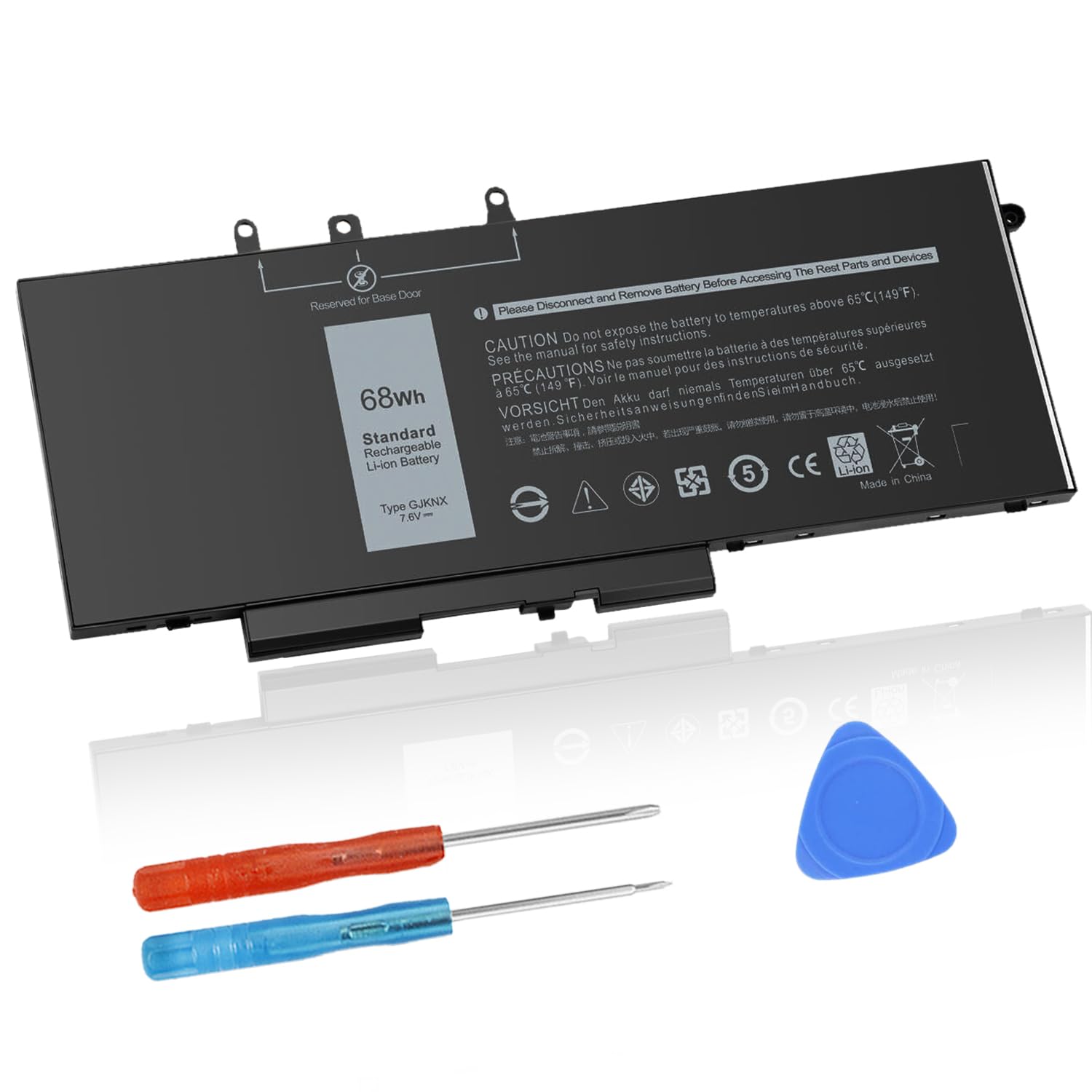 Tcudol 68Wh GJKNX GD1JP Battery for Dell Latitude 5480 5280 5490 5491 ...