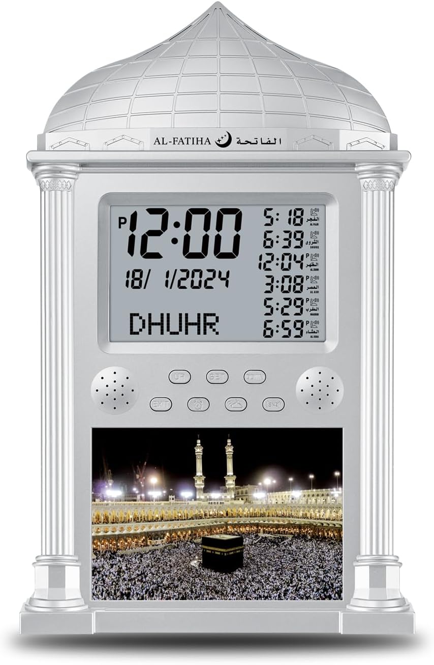 Amazon.com: Athan Clock, Hitopin Azan Table Clock, Athan Ramadan Clocks ...