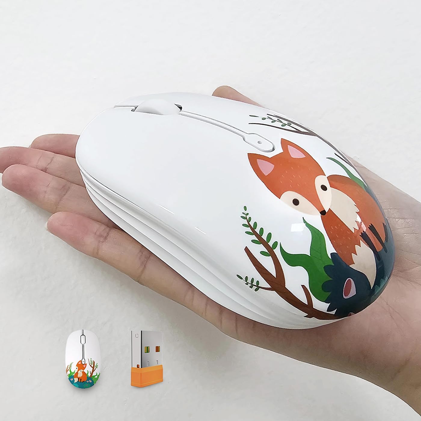 Amazon.com: Cute Wireless Mouse, Ladybird Shape Cartoon 2.4GHz Cordless ...