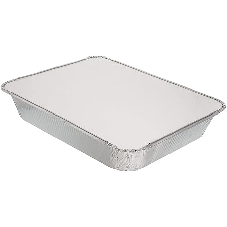Pack of 10, Extra Deep Rectangular Disposable Aluminum Container Pans ...