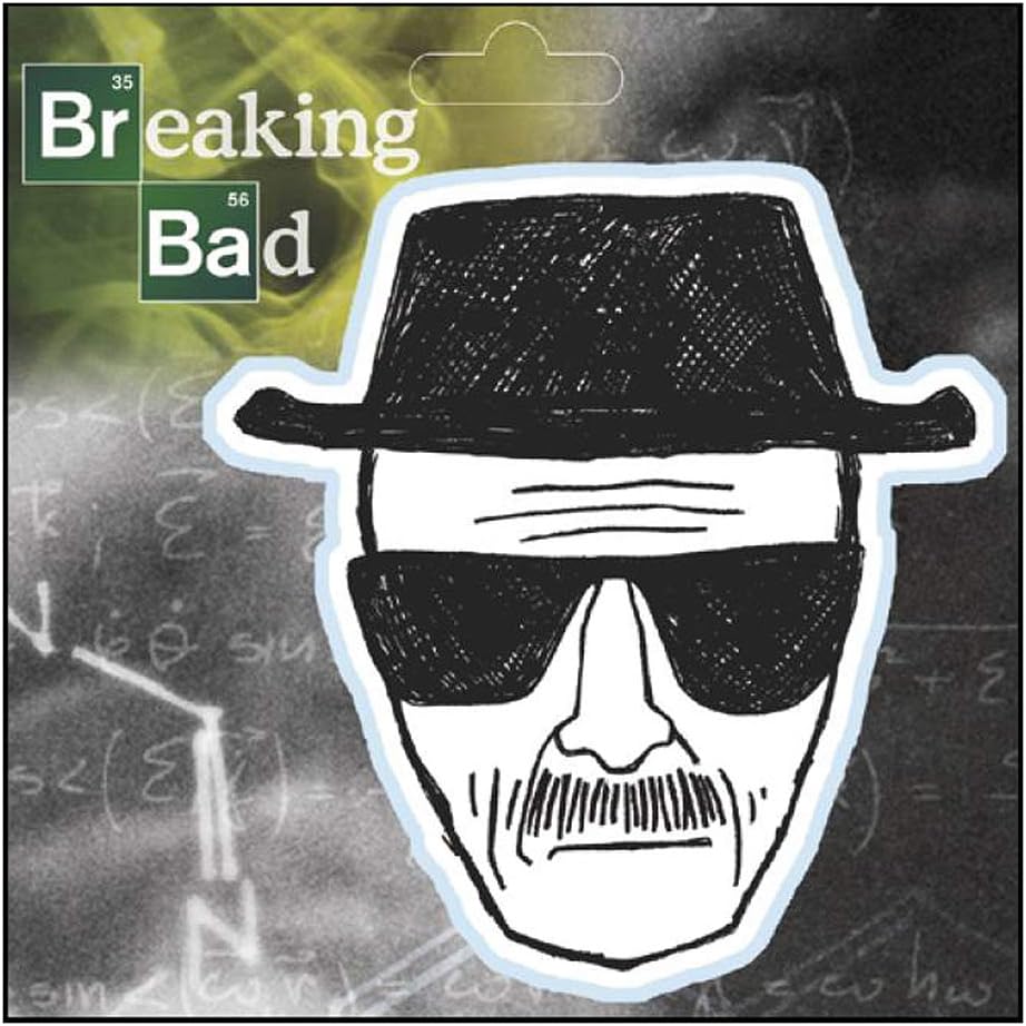 Calcomanía Breaking Bad ST BRBA A1A Decal, Dibujo de Heisenberg – Yaxa ...