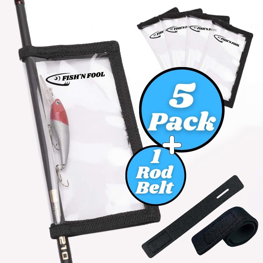 Tackle Organization Lure Organizers PATIKIL Fishing Lure Wraps - PVC ...