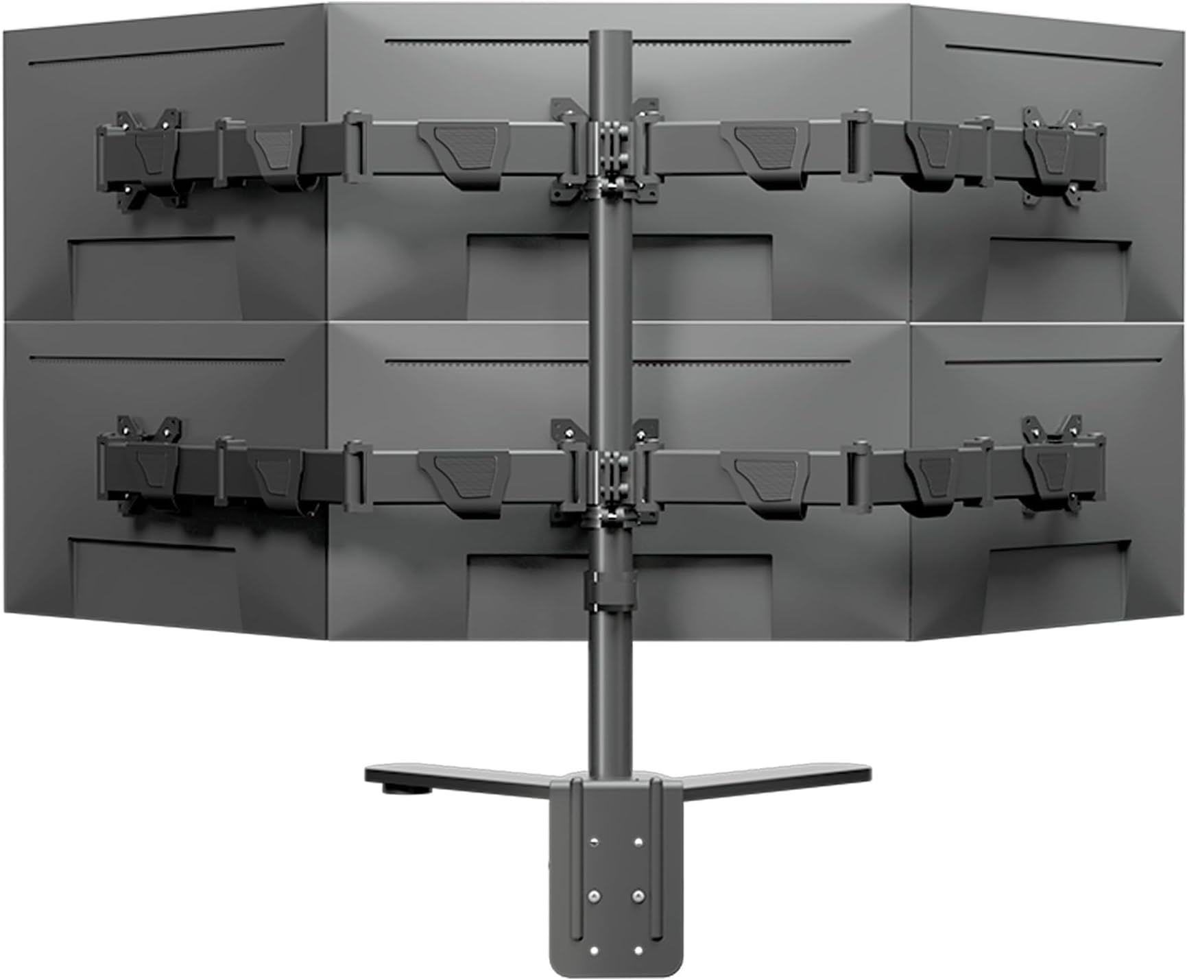 Amazon.com: Stand Steady 6 Monitor Mount Desk Setup - Heavy-Duty Height ...