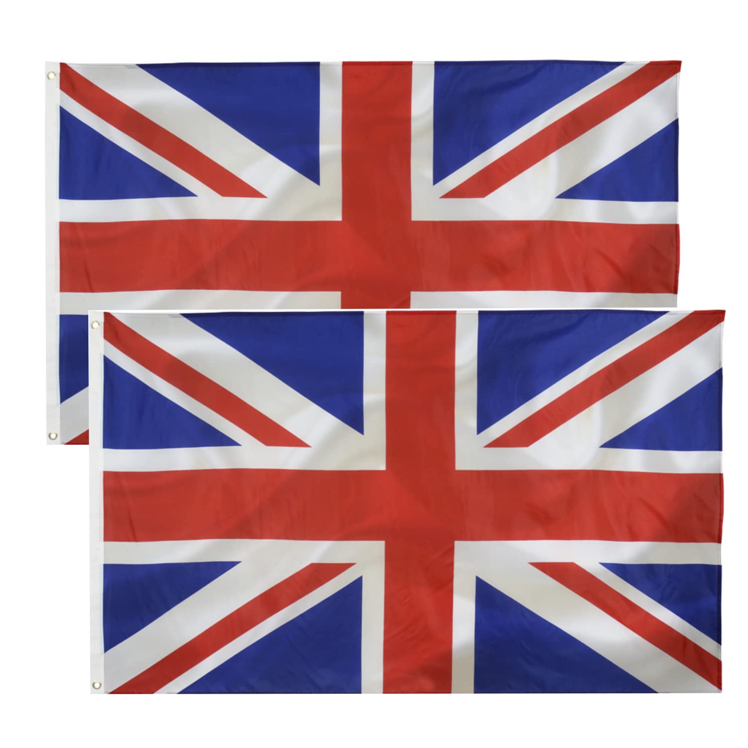 2pcs United Kingdom FLAG UK Flag 3x5 Ft-90x150cm British National Flags ...