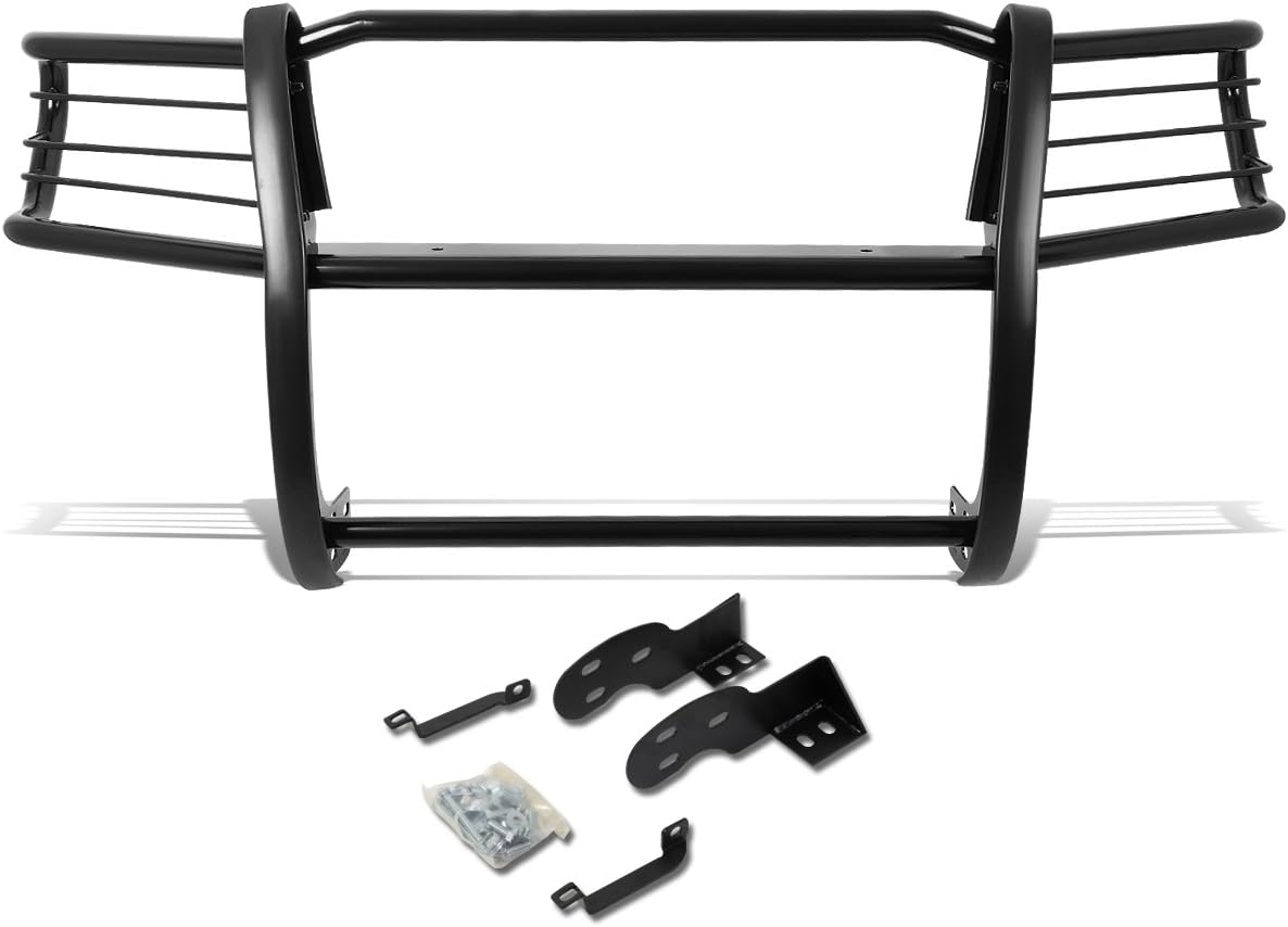 Amazon.com: DNA MOTORING GRILL-G-044-BK Black Front Bumper Brush Grille ...