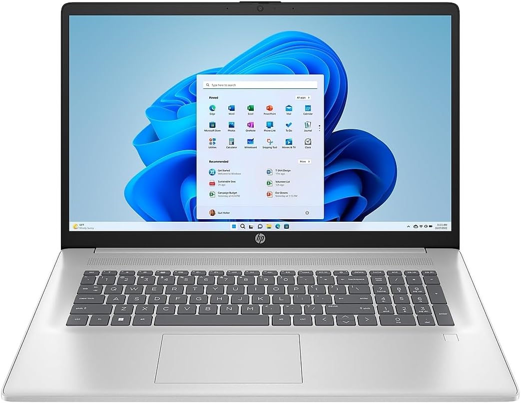 Amazon.com: HP 17-cn2283st 17.3-inch Laptop, Intel Core i3-1215U, 8GB ...