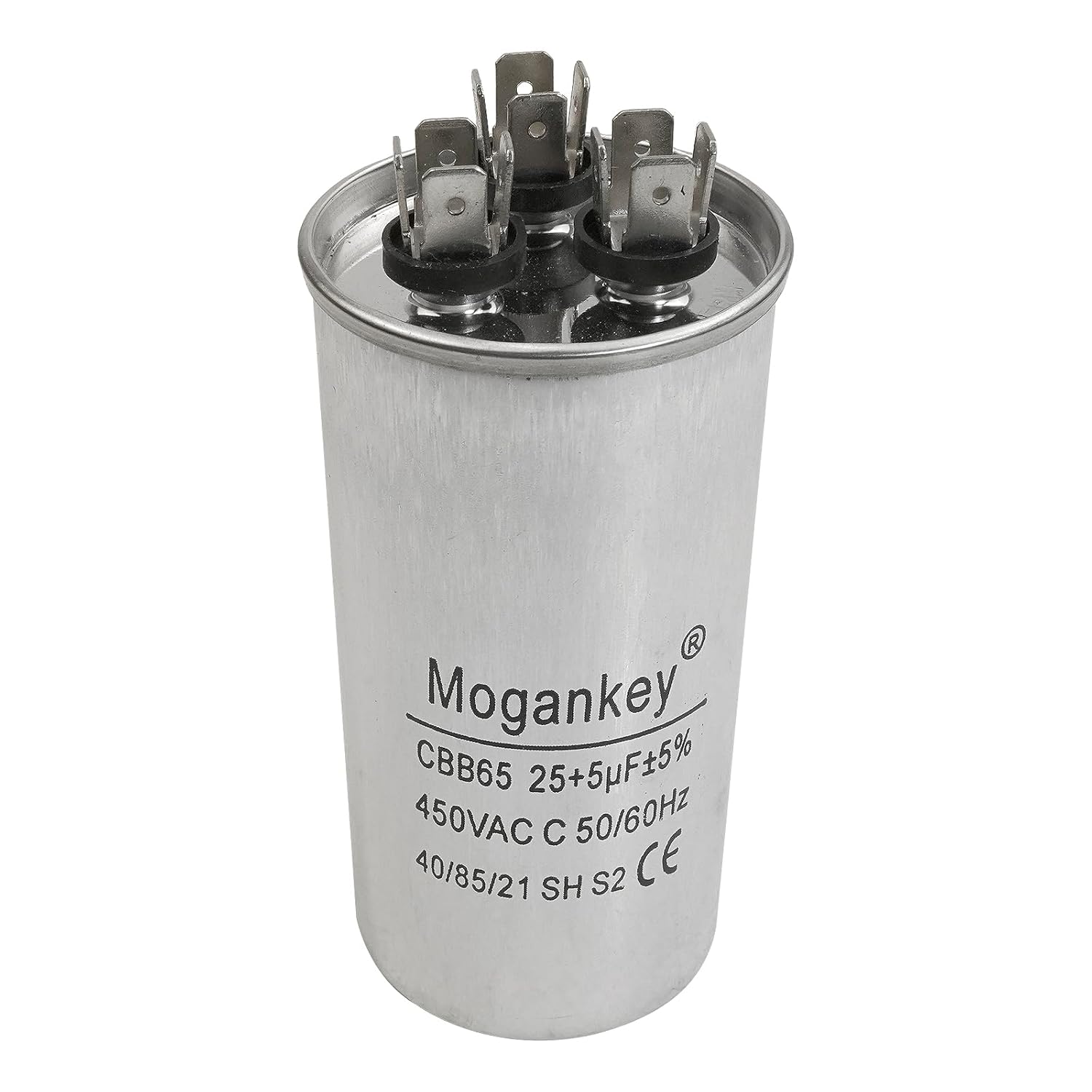 25-5 uF MFD AC Capacitor Dural Run Capacitor Compatible with GE C3255R / 97F9803 and Similar ...