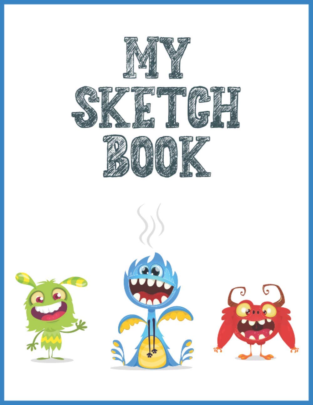 KIDS SKETCH BOOK: Large and high quality 200 pages blank Drawing pad ...