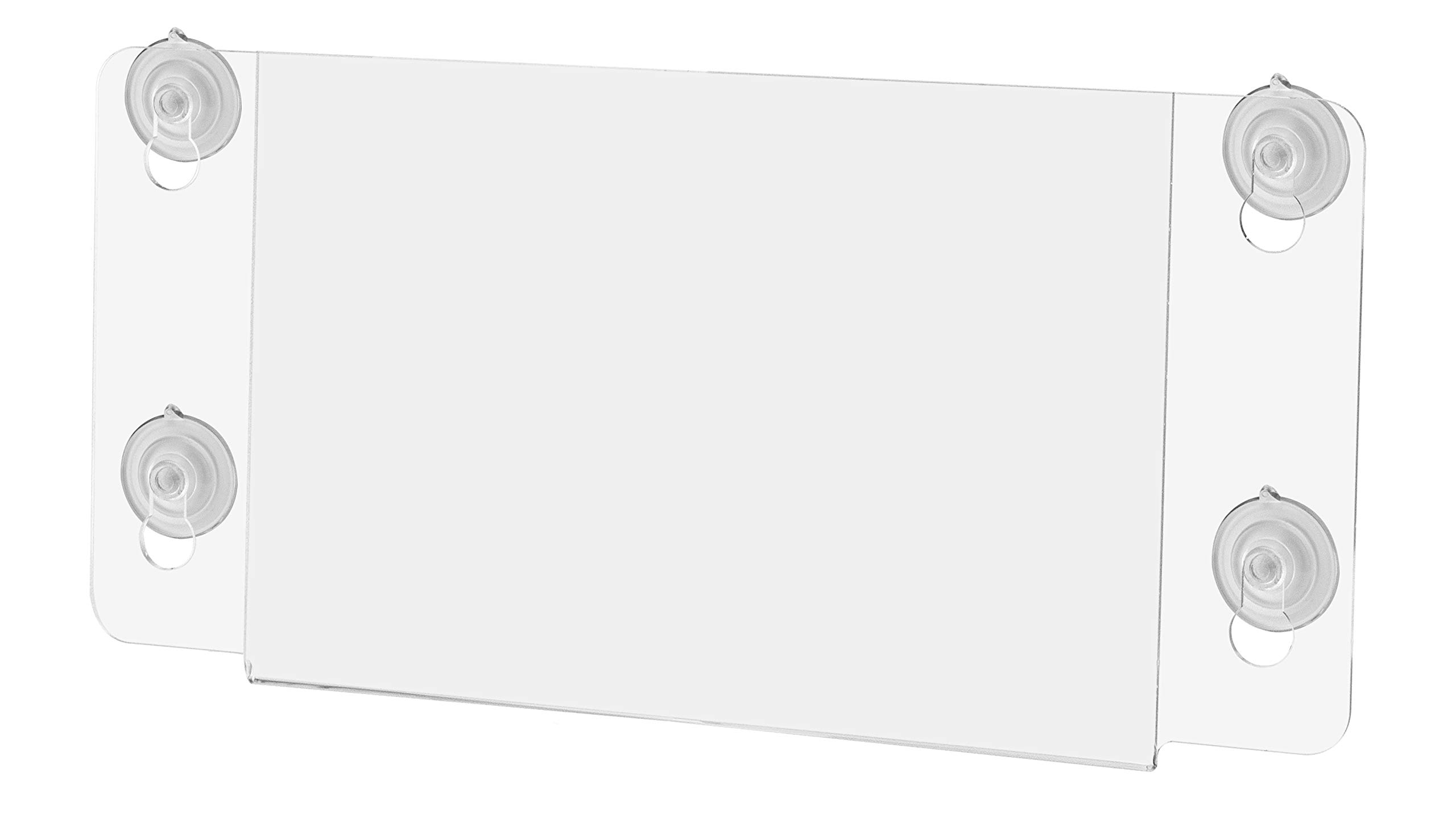 Amazon.com : 2 Pack Window Sign Holder 8.5" x 5.5" with Suction Cups ...