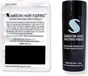 Hair Fibers by Samson Best Hair Loss Concealer Building Fibres ...