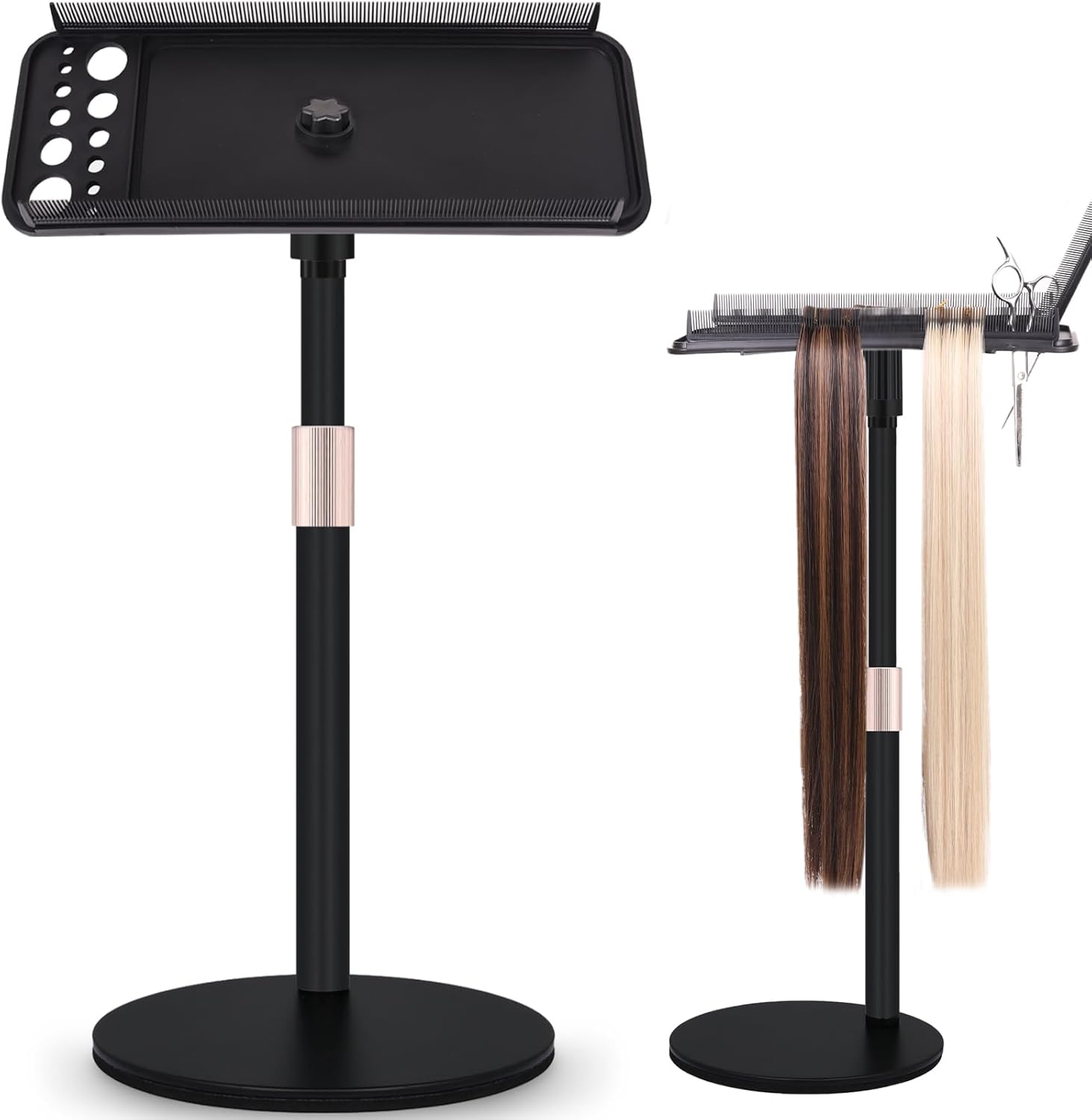 Amazon.com: Hair Extension Holder Braiding Rack Stand - Adjustable ...