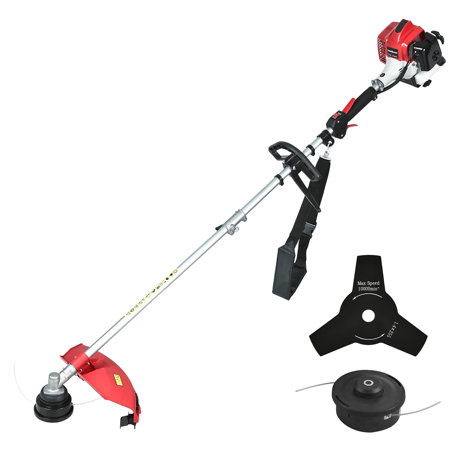 Buy PowerSmart String Trimmer Edger 25 4CC Weed Eater With 16 Cutting