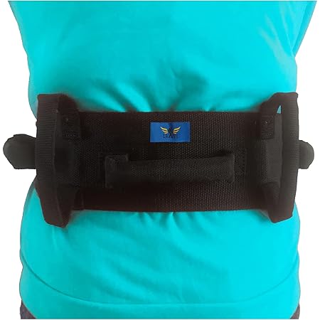 Amazon.com: LAMBOX Transfer Walking Gait Belt with 7 Nylon Padded ...