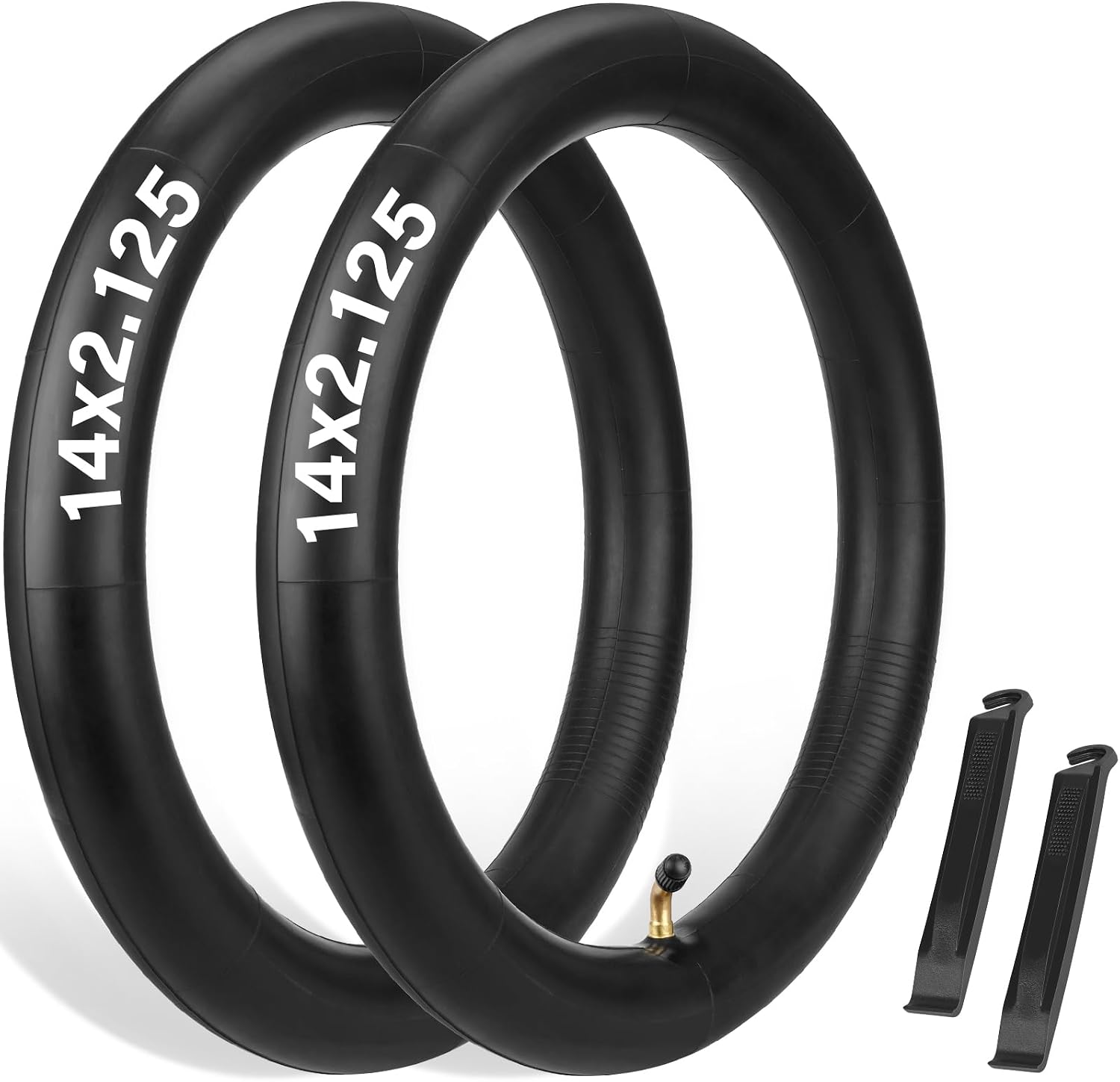 Amazon.com : 2 Pack 14 x 2.125 Bike Inner Tube 14 x 2.125 Electric Bike ...
