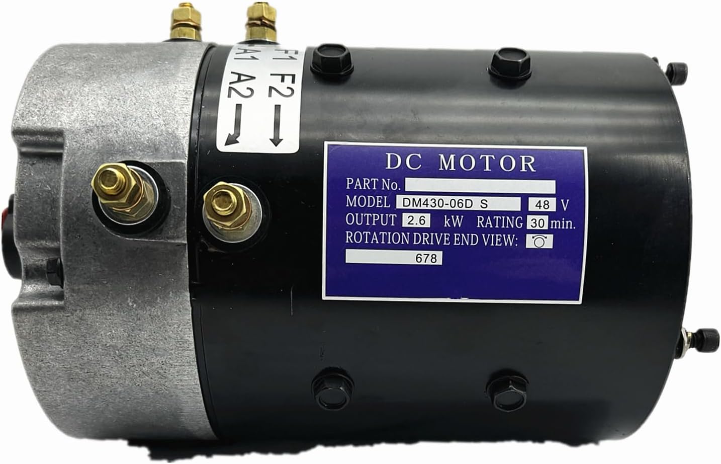 Amazon.com: DC Motor 48V 2.6KW 3.5HP DM430 For Yamaha for Hitachi Golf ...
