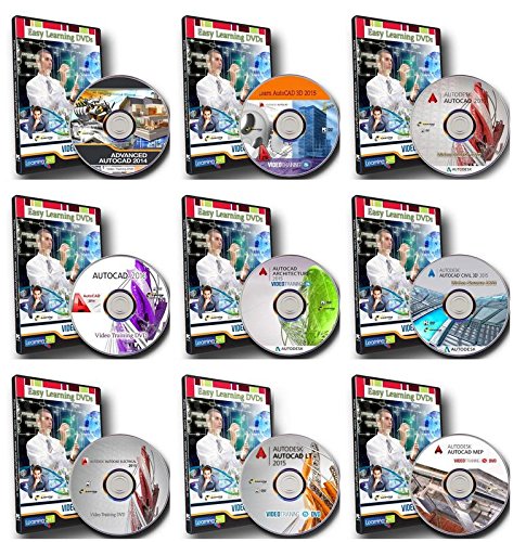 Master Of AutoCAD Complete Video Training Bundle Combo Pack On 10 DVDs ...