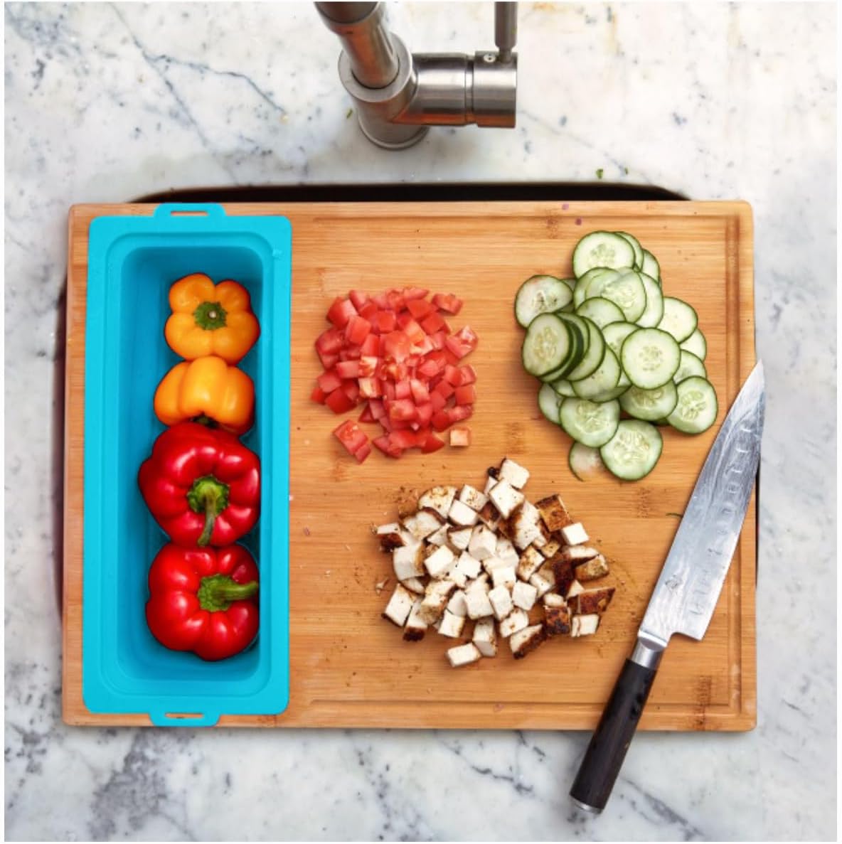 Amazon.com: [2024 UPGRADE] Hifybaty Over The Sink Cutting Board ...