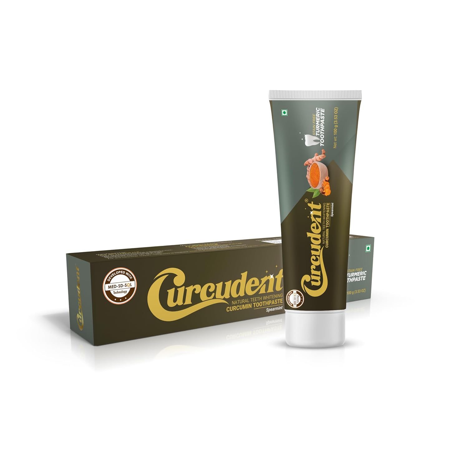 Buy CURCUDENT TOOTHPASTE, WORLD's FIRST STAIN FREE NATURAL TURMERIC ...