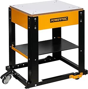 Amazon.com: POWERTEC Tool Stand with Wheels, Casters & Melamine MDF ...
