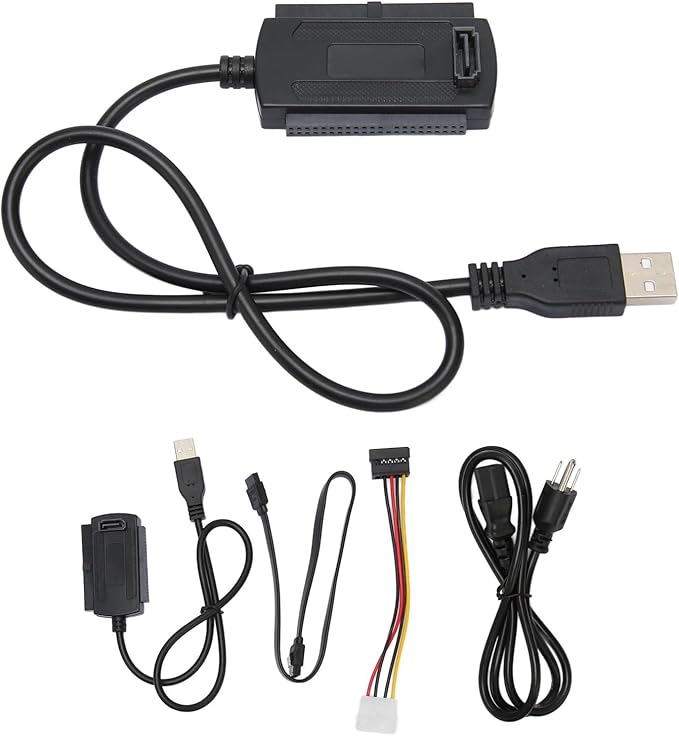 Adaptador USB 2,0 a IDE SATA, Cable Convertidor de Disco Duro Externo ...