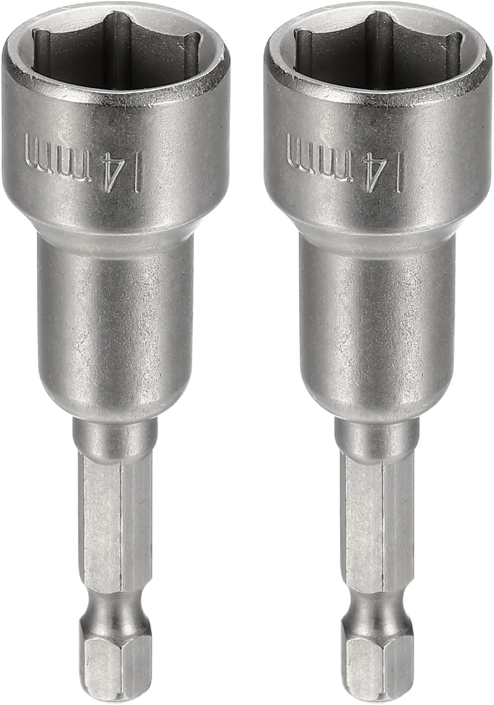 Amazon.com: HARFINGTON 2pcs Nut Driver Drill Bit 14mm Metric Socket 1/4 ...
