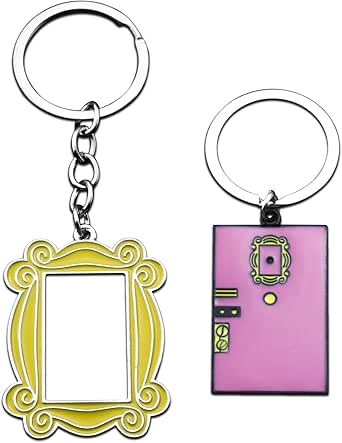 Ibiwe 2 Pcs Friends Tv Show Merchandise Gifts Best Friend Keychains ...