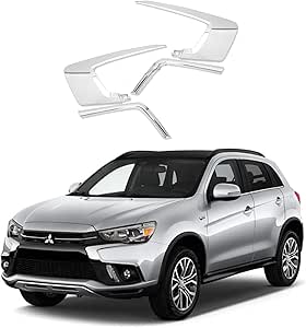 Amazon.com: Moldura cromada delantera LH+RH 2 piezas para M1tsubishi ...