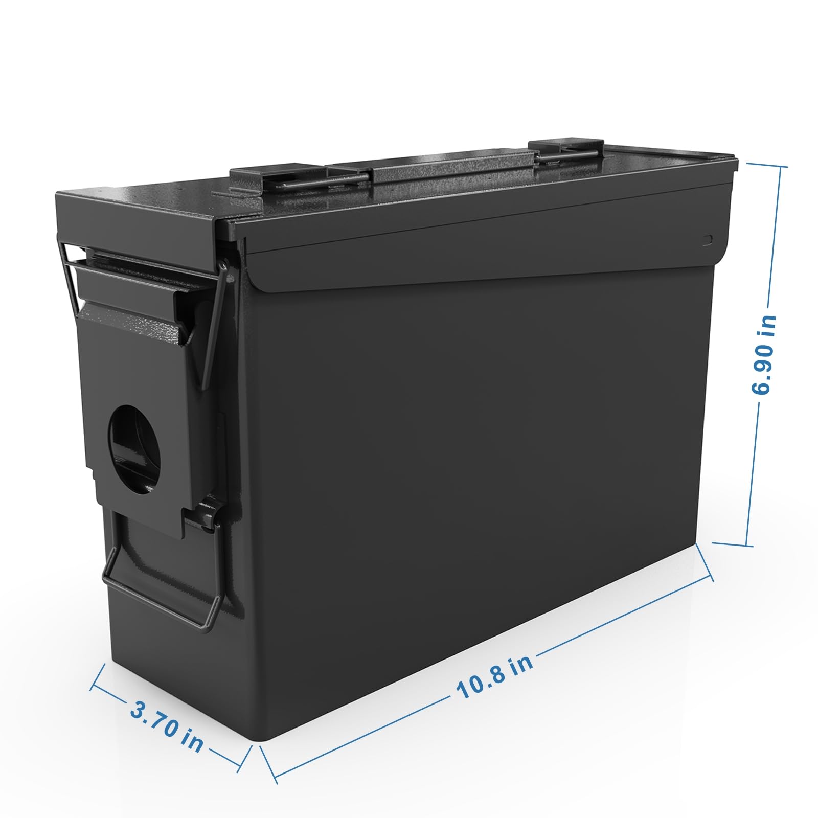 Snapklik.com : PATRON 30 Cal Ammo Can Metal 9mm Ammo Box Storage Crate ...