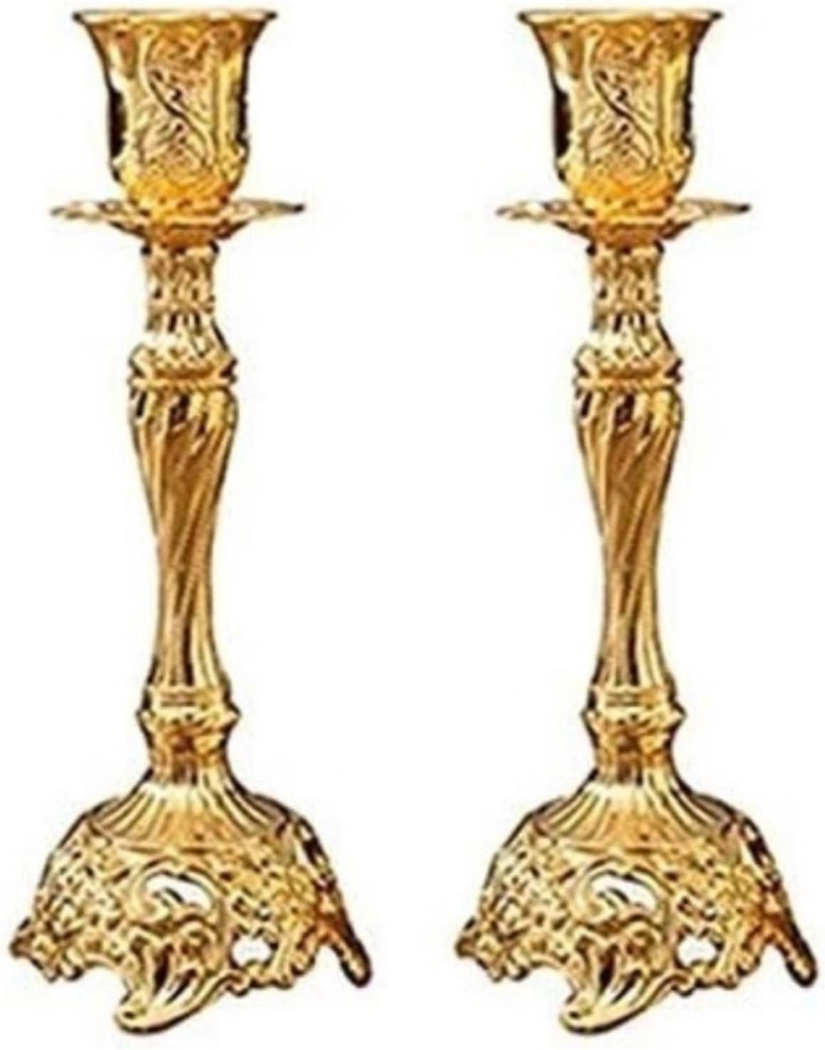 Amazon.com: Candlestick for Table 2Pcs Vintage Stand Candle Stick Metal ...