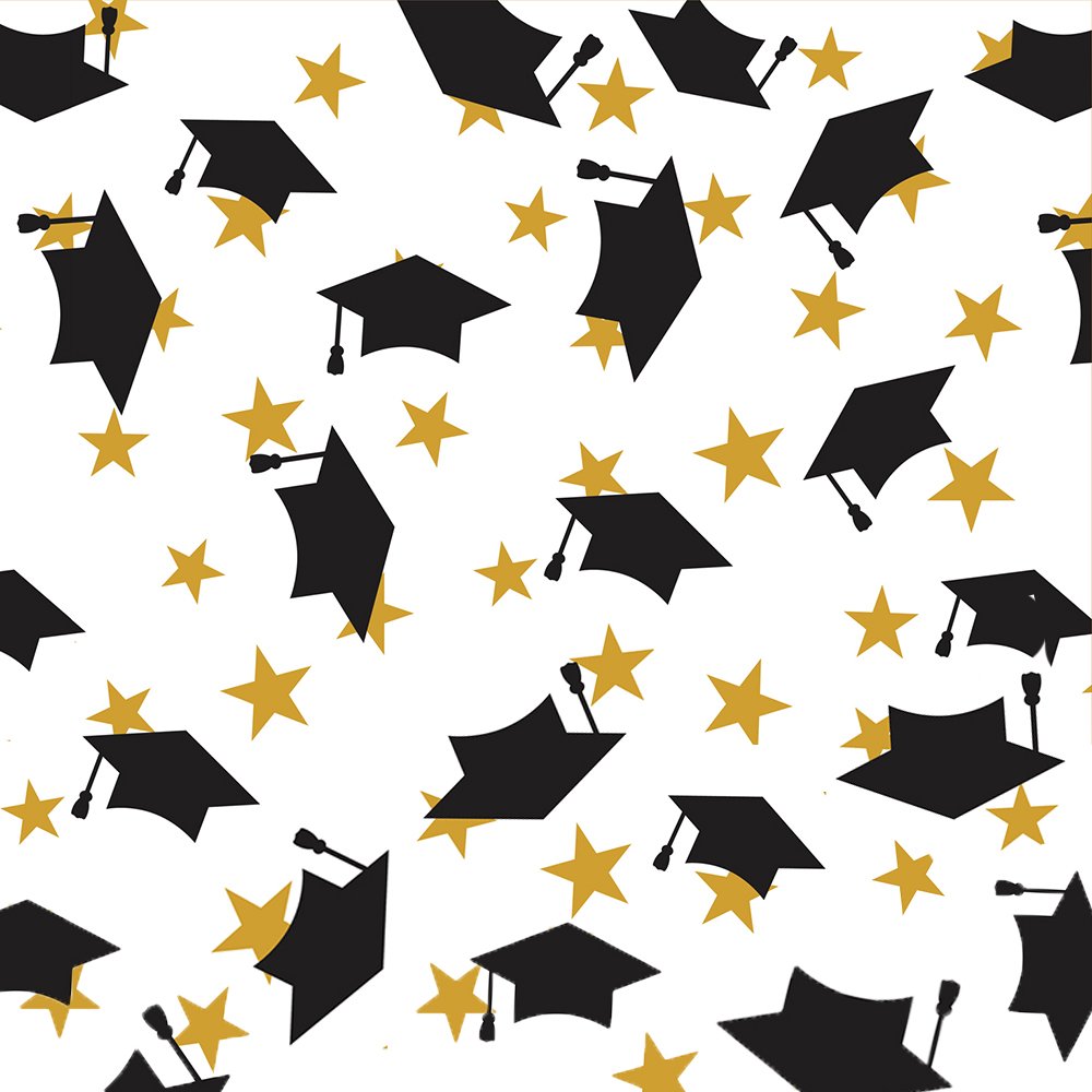 Graduation Cap Wallpaper White