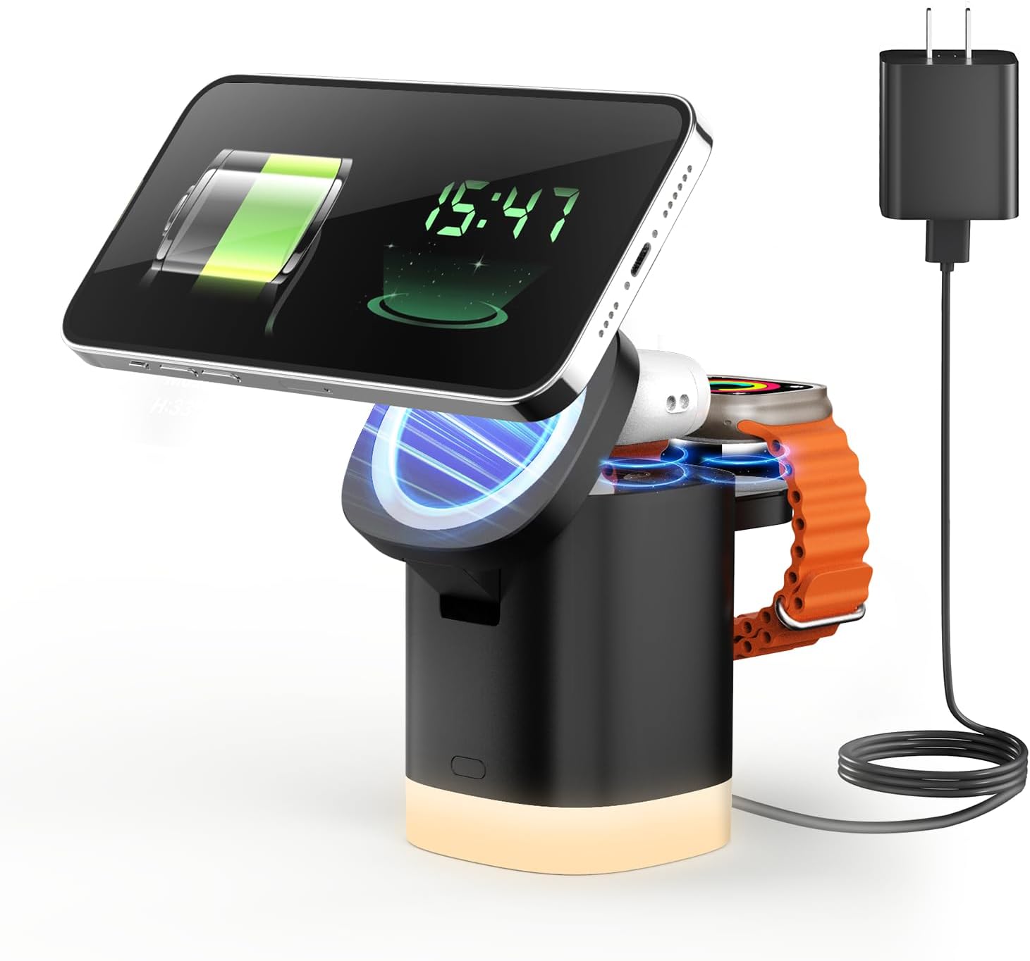 Amazon.com: Desk Wireless Charger with 60mm Hole Saw Drill Bit, JE Make ...