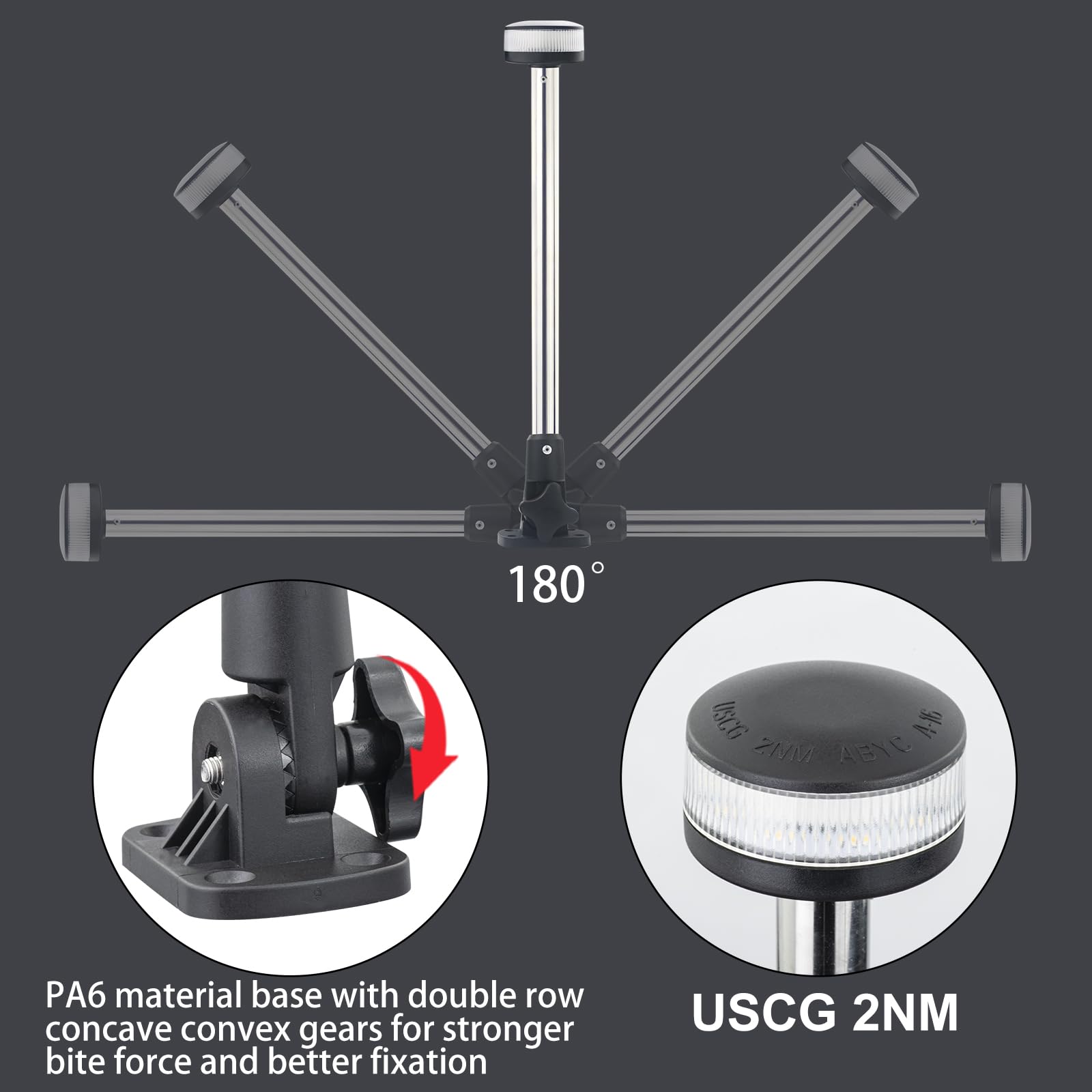 Snapklik.com : Stern Lights,Navigation Lights,Led All Around Anchor ...