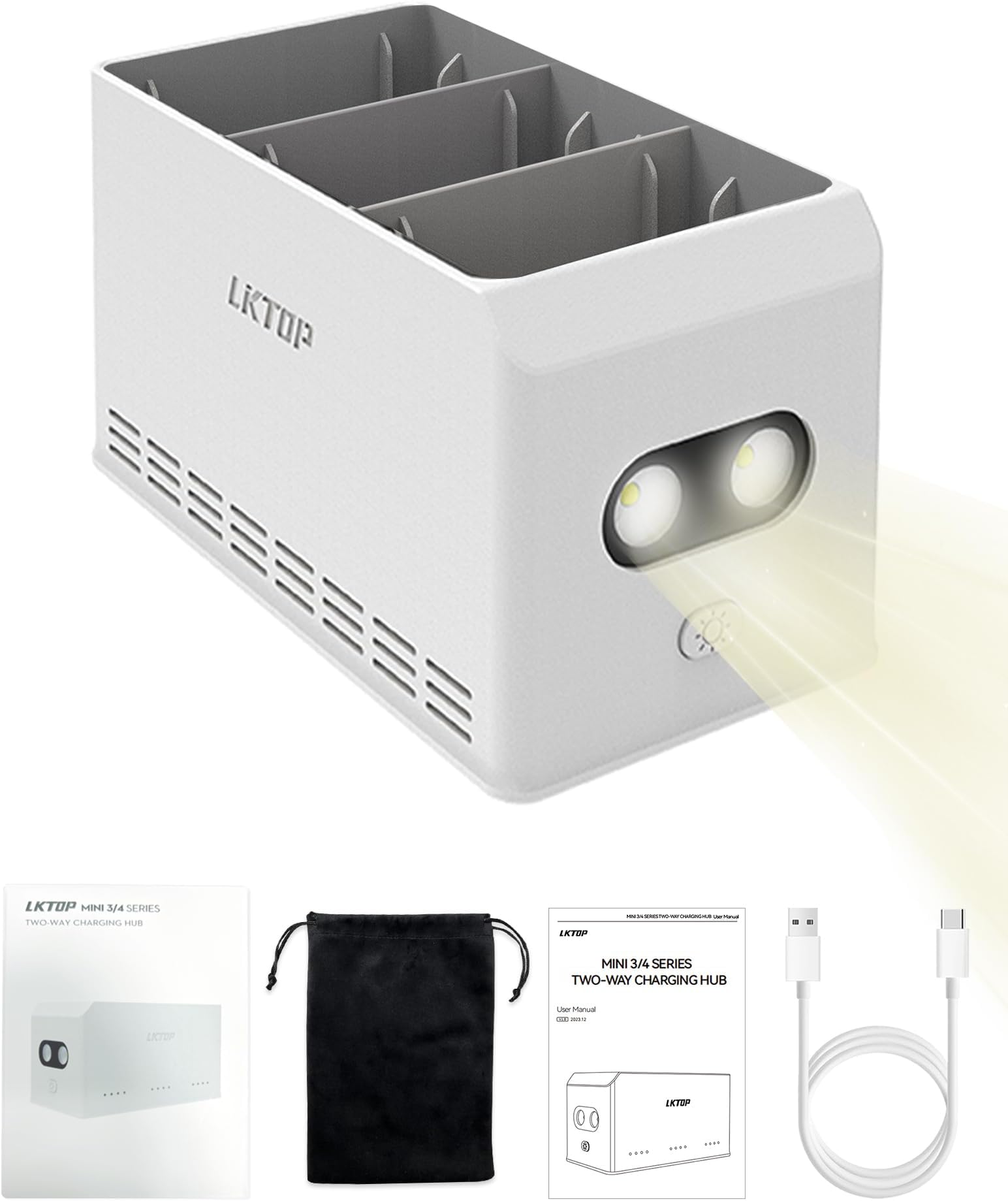 Amazon.com: DJI Mini 4 Pro/Mini 3 Series Two-Way Charging Hub ...