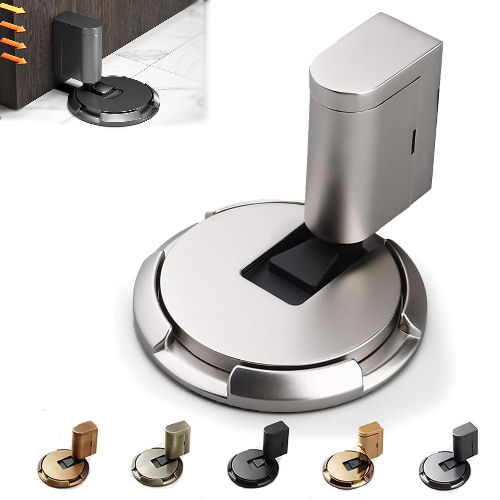 Amazon.com: Mechanical Floor Door Stopper - Invisible Mechanical Door ...