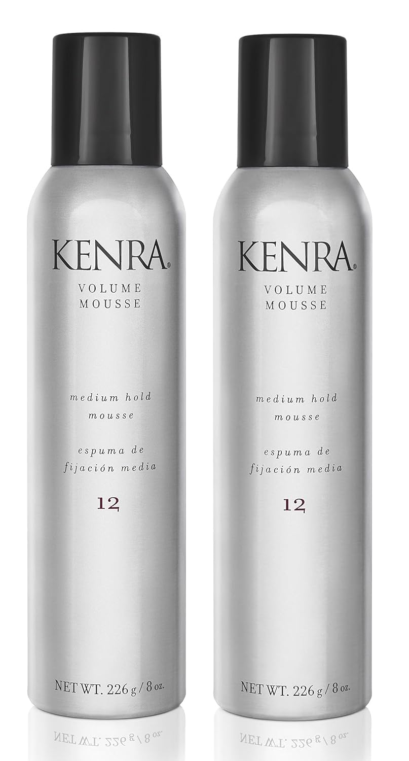 Amazon.com: Kenra Volume Mousse 12 | Medium Hold Mousse | Non-Drying, Non-Flaking Lightweight ...