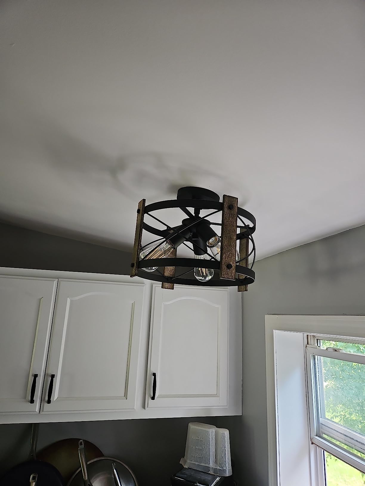 LQ Industrial 2pcs Sloped Ceiling Adapter M10 Light Pendant Adapter for ...