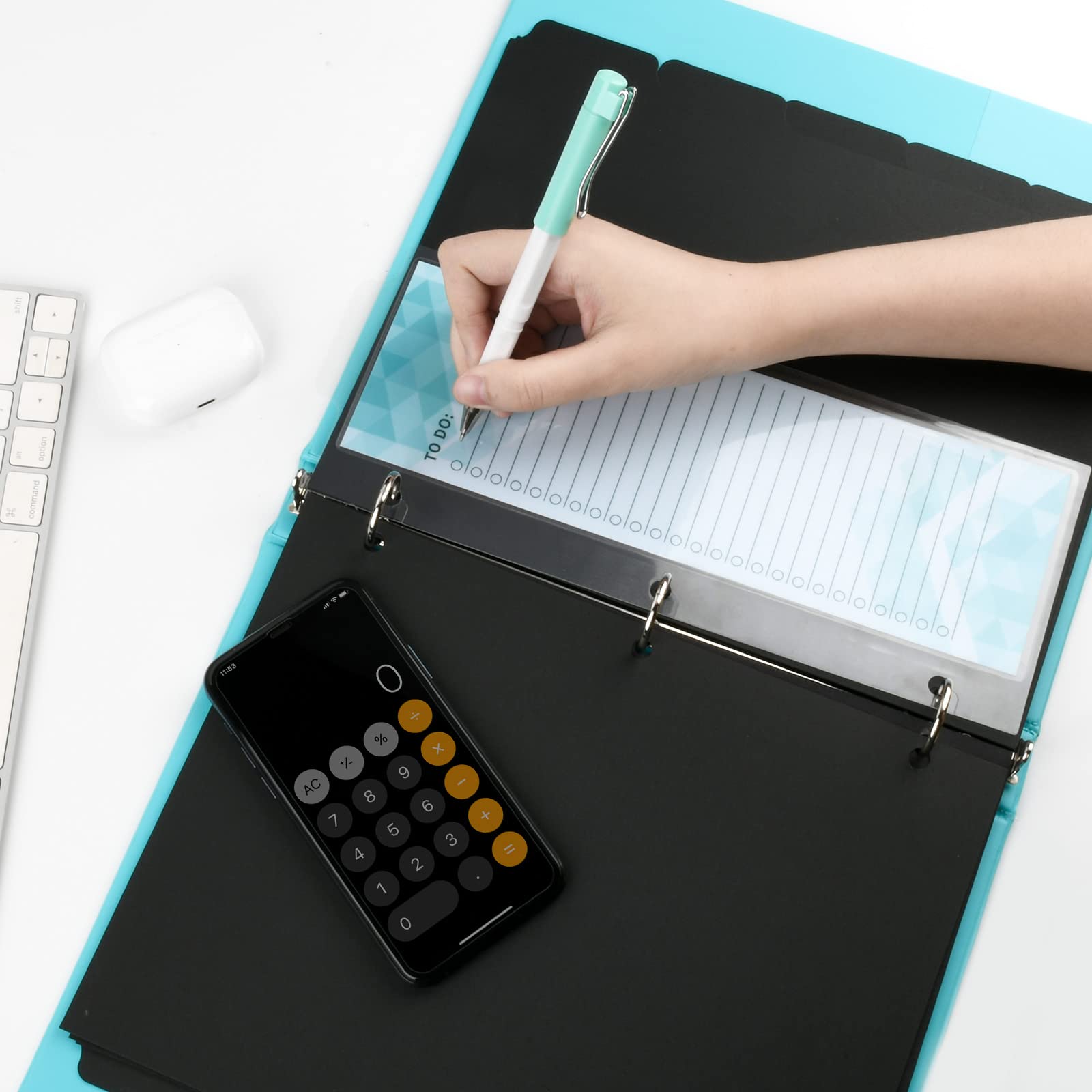Spiral Notebook Bookmark Snap In Avery Mini Snap-In Plastic Bookmark ...