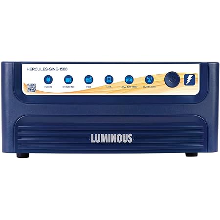 Buy Luminous Power Sine 800 Pure Sine wave 700VA 12 Volt Inverter for ...