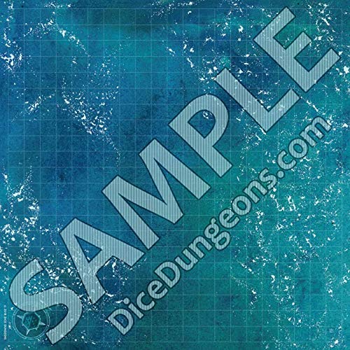 Buy Cloth RPG Battle - Open Ocean | 1" Grid, 28mm Scale | Terrain for ...