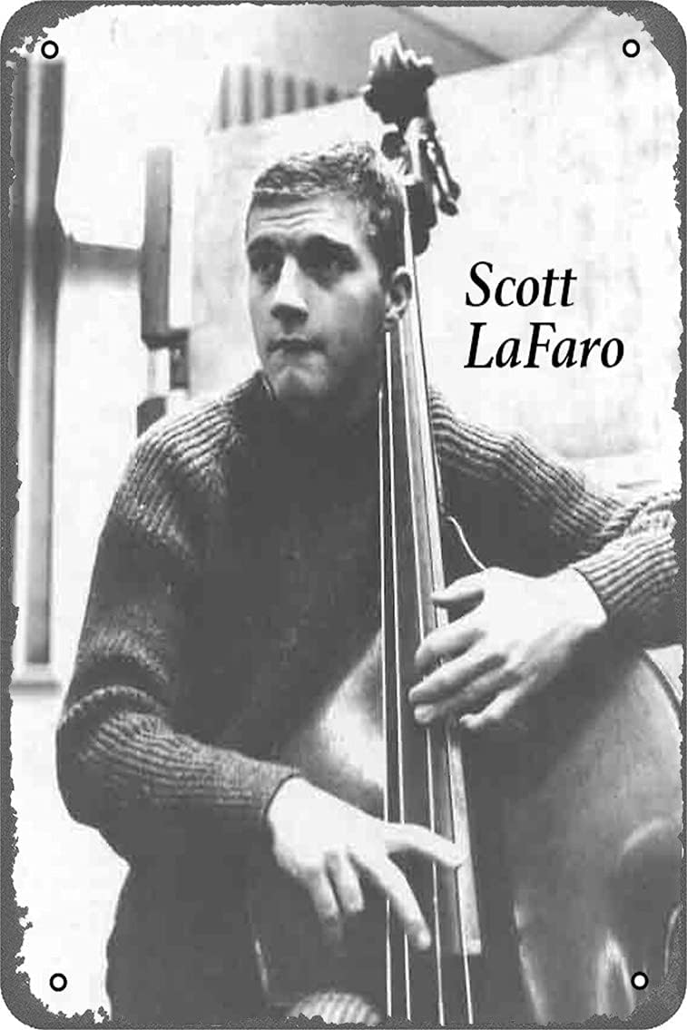 Amazon.com : Scott LaFaro Poster 12" X 8" Vintage Metal Tin Sign Home ...