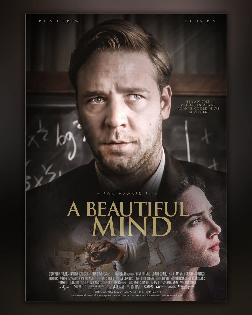 A Beautiful Mind Poster A Beautiful Mind Collage By Fajar P. Domingo