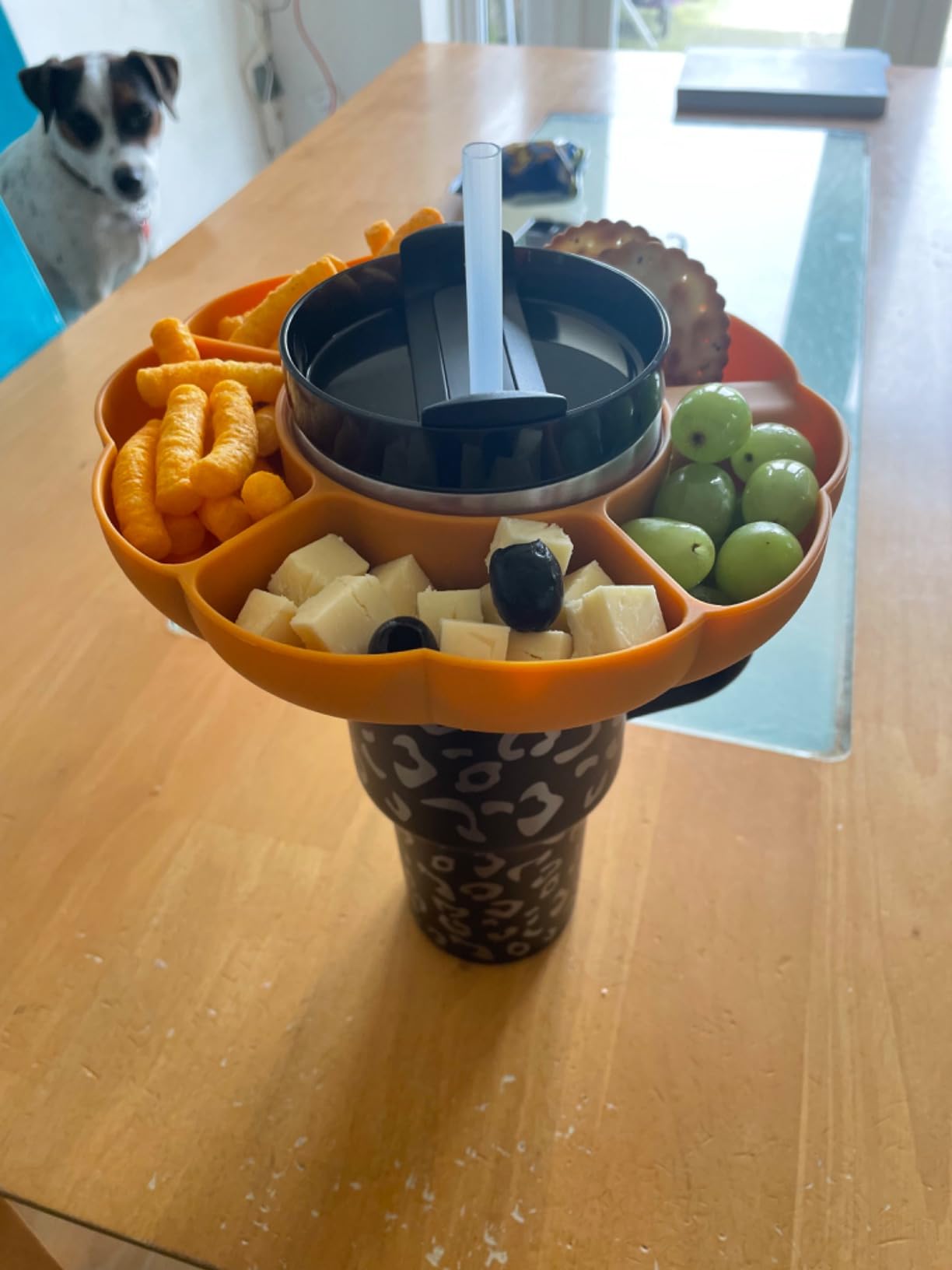 Snack Bowl for Stanley, 40oz Tumbler Snack Tray Snack Storage Top Ring ...